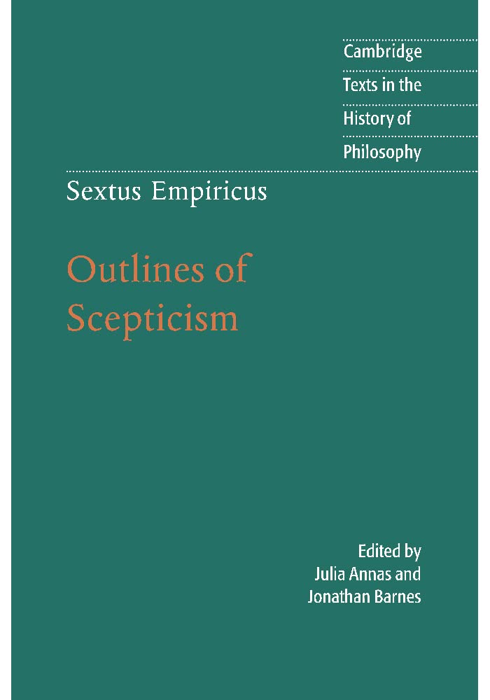 Sextus Empiricus: Outlines of Scepticism : Empiricus, Sextus: Amazon ...