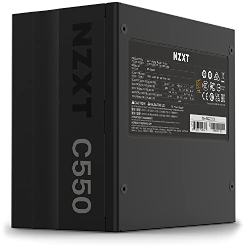 NZXT C550 Bronze - PA-5B1BB-UK - 550 Watt PSU - 80 Plus Bronze ...