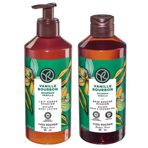 Amazon.com : Yves Rocher Escape Bourbon Vanilla Set of 2 Body Milk ...