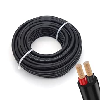 Oxygen-Free Copper 10AWG 2 Conductor Pure Copper Flexible Electrical ...