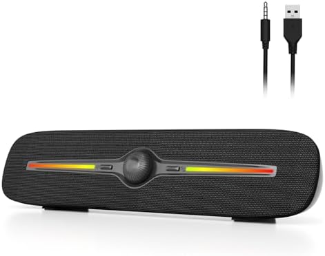 SOULION R50 PC Speakers, Bluetooth Computer Speakers USB Powered, 3.5mm ...