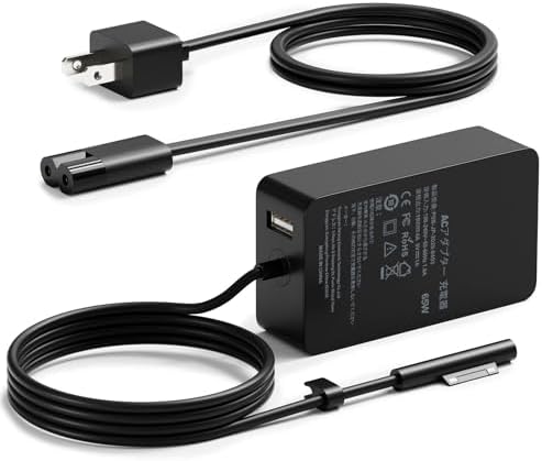 Amazon.com: Surface Pro - Cargador para Microsoft Surface Pro 9, 8, 7 ...