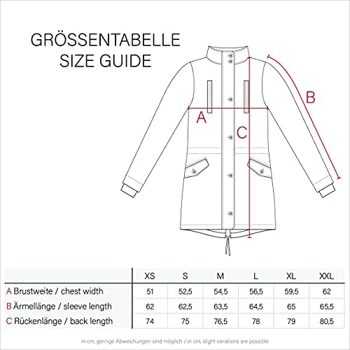 Navahoo 2in1 Damen Winter Jacke Parka Mantel Winterjacke warm Fell B365 ...