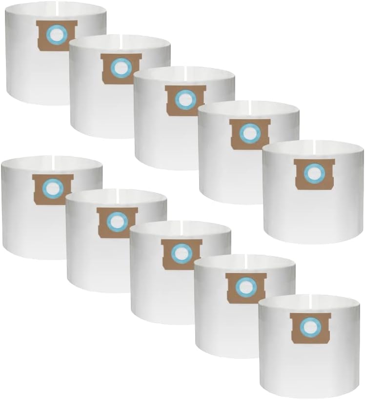 10 Pack VDBS Vacuum Dust Bags For Vacmaster Shop Vac 5-6 Gallon Wet/Dry ...