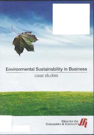 Buy Environmental Sustainability in Business: Case Studies Book Online ...