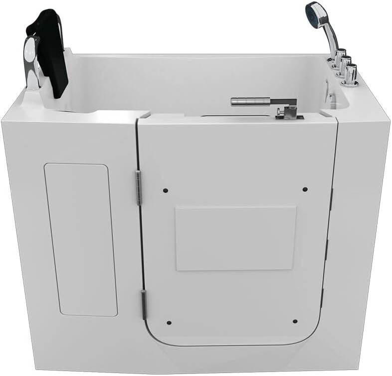AcquaVapore Sitzbadewanne Senioren Wanne Sitzwanne mit Tür S08-TH-B ...