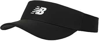 Amazon.com: New Balance Visera ligera y ajustable de rendimiento para mujer, Negro -, Talla ...