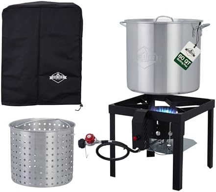 Amazon.com: Hike Crew 80QT Outdoor Boiling Kit with Igniter| 110,000 ...