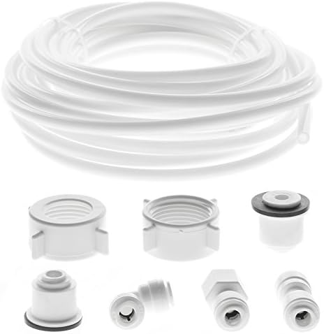 ilauke 15M Water Supply Pipe Tube + Fridge Connector Kit For European ...