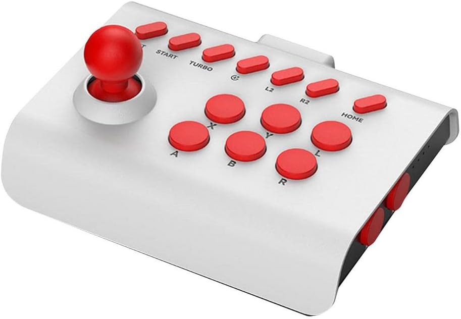 Arcade Fight Stick Joystick For PS4/PS3/PC, Game Controller Fighting Joystick with Turbo & Macro ...