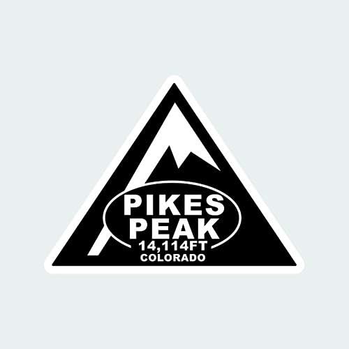 Amazon.com: fagraphix Triangle Pikes Peak Sticker Decal Self Adhesive ...