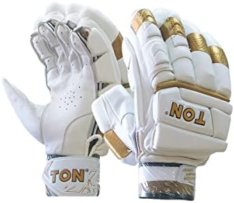 Buy SS Ton Gold Edition Cricket Batting Gloves Adult Size | Right ...
