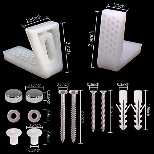 Floor Toilet Fixing Kit L Shape Universal Home Standard Angled Floor ...