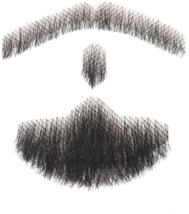 Amazon.com: Parceria Fake Mustache and Beard, Easy Applying Hand Tied ...