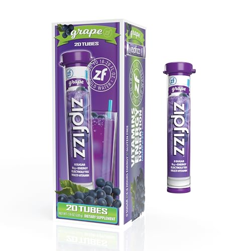 Caffeine in ZipFizz Energy Drink Mix