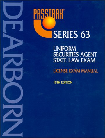 Uniform Securities Agent State Law Exam: License Exam Manual : Series ...