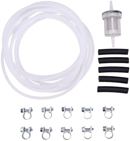 Amazon.com: ZTUOAUMA 5M Long Fuel Tank Hose Clips Inline Filter Kit ...