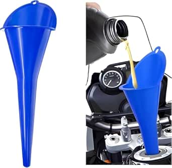 Long-Neck Oil Funnel for Automotive – Multi-Function Plastic Funnel for ...