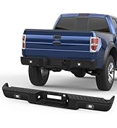 Amazon.com: KUIPERAUTO Chrome Rear Step Bumper Assembly Compatible for ...