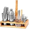 Amazon.com: Barillio Bar Tool Set Pro Edition Bundle w/Bamboo Bar Tool Stand - 33-Pc Bar Set ...
