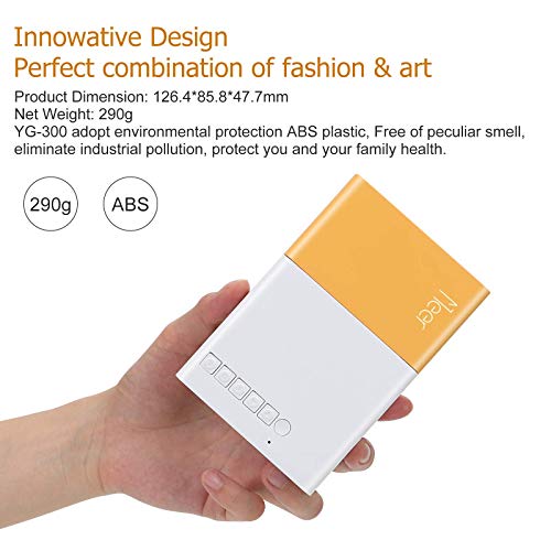 Mini Projector, Meer Portable Pico Full Color LED LCD Video Projector ...