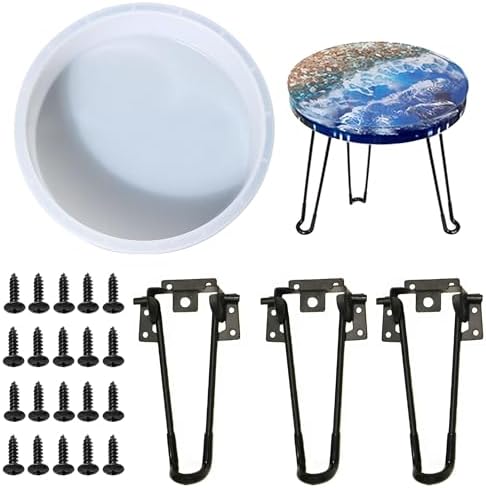 Amazon.com: Fuerlun Large Resin Molds, 14 Inch Round Silicone Molds ...