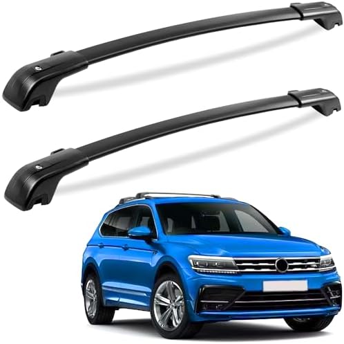 Amazon.com: Tuyoung 260lbs Roof Rack Cross Bars Compatible with ...