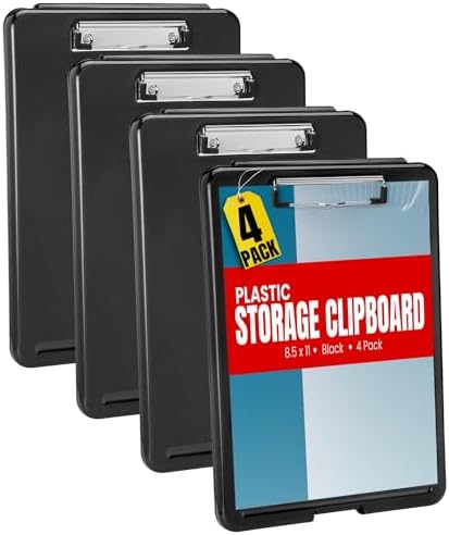Amazon.com: 1InTheOffice Clipboard with Storage, Clipboard Storage Box ...