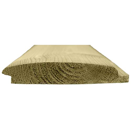 121mm X 21mm Loglap Treated Planed Cladding Timber Log Lap | Desertcart ...