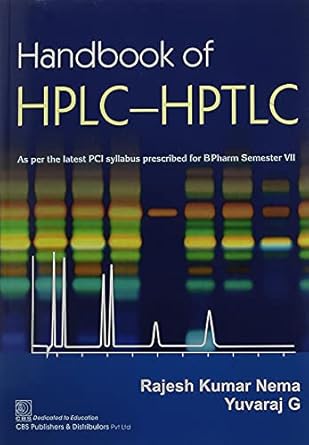 Buy HANDBOOK OF HPLC HPTLC (PB 2021) Book Online at Low Prices in India ...