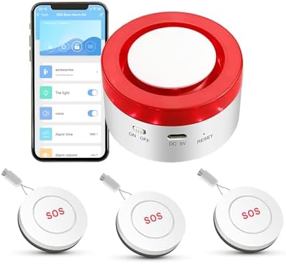 Amazon.com: Gaoducash WiFi Caregiver Pager Smart Call System: Elderly ...