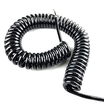 Amazon.com: HHASLAOEP Stretch Spring Spiral Cable Cord, 22AWG ...