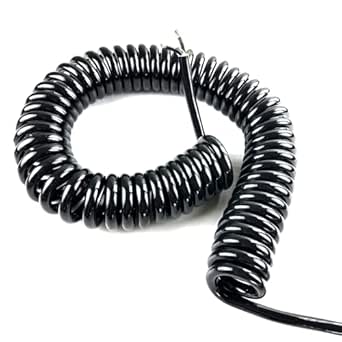 Spring Spiral 22AWG Expandable Wire Spring Spiral Wire Cable 8 Core 10 ...