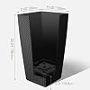 Amazon.com : T4U 22 Inch Rattan Design Tall Planter Set of 2, Planters ...