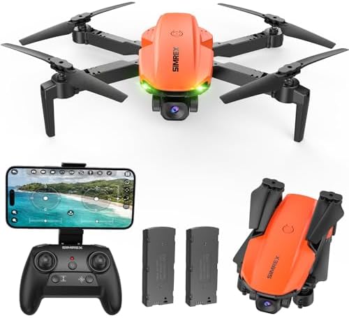 SIMREX X800 Drone with Camera for Adults Kids, 1080P FPV Foldable ...