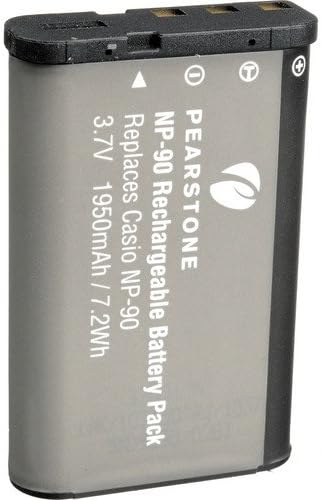 Amazon.com : Pearstone NP-90 Lithium-Ion Battery Pack (3.7V, 1950mAh ...