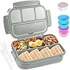 Amazon.com: Bento Box Adult Lunch Box, Lunch Containers for Kids Girls ...