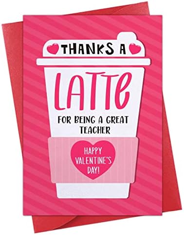 Amazon.com : LizFire Valentines Day Cards for Teacher Valentine Teacher ...