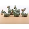 Amazon.com: SELLONWANELO Vintage Ceramic Donkey Plant Flower Pot ...