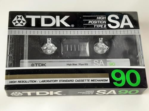 TDK SA 90 minute Super High Resolution Type II Audio Cassette Tape Electronics Electronics ...