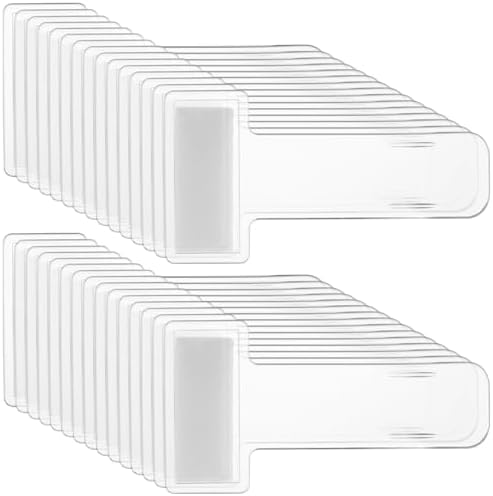 YUENPUN 30 PCS Parking Permit Holder, 7cm Transparent Car Parking ...