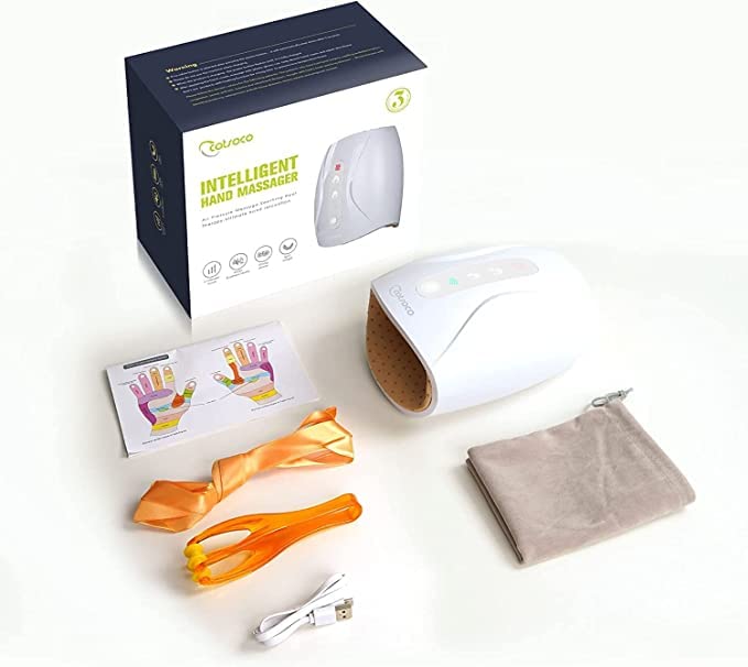 cotsoco Electric Hand Massager - Cordless Hand Massager with Heat and ...