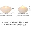 Amazon.com: LARDUX 3 Inch Led Floating Candles - 12 PCS Flameless Water ...