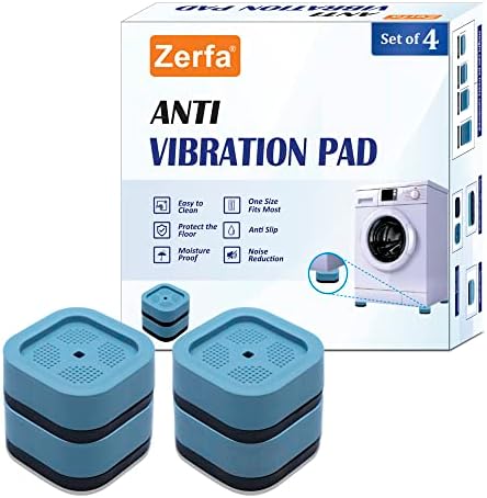 Zerfa Stackable Washer Dryer Anti Vibration Pads, Fridge Washing ...