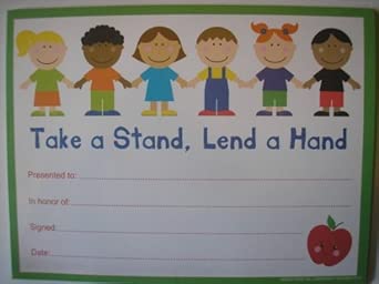 Take a Stand Lend a Hand : Stop Bullying Now: unknown author ...