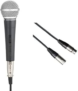 Amazon | CUSTOMTRY ダイナミックマイク CM-2000 + TRUE DYNA マイクケーブル TDXLR-03 (3m XLR/XLR) セット | ダイナミック | 楽器 ...