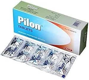 Amazon.com: Icpas Pilon Ayurvedic Tablets for Piles - 10 X 5 Tablets ...