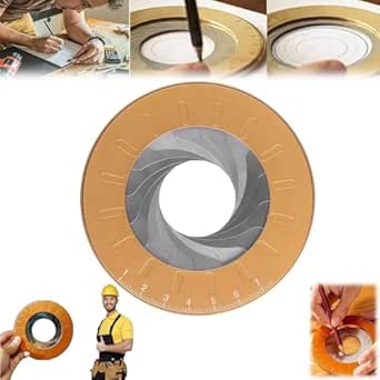 Round Measuring Tool, Adjustable Pipe Diameter Measuring Tool ...