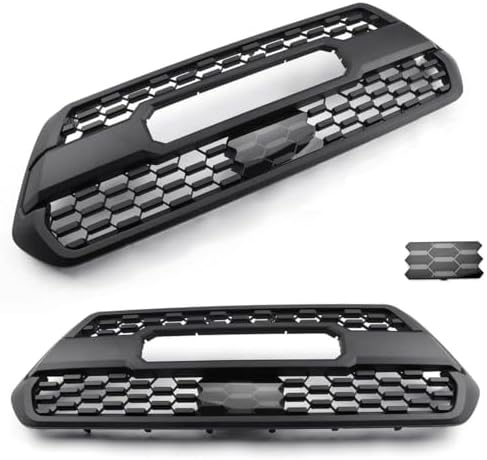 Front Grille Matte Black Compatible with 2016-2023 Tacoma SR, SR5, Trd ...