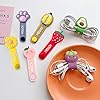Amazon.com: 12 Pcs Reusable Cable Ties, Cute Cartoon Flower Fruit ...
